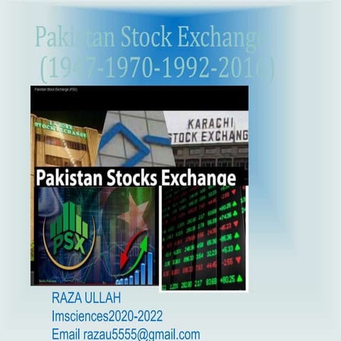 Pakistan stock exchange 2020 | PPTX