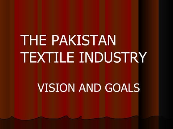 Textile sector | PPT