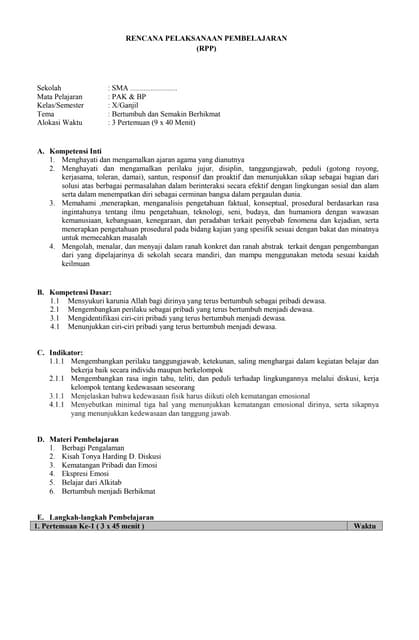 Modul Ajar PAK SMA Kelas 11 Kurikulum Merdeka | DOCX