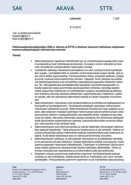 10 syytä vastustaa pakkolakeja | PDF