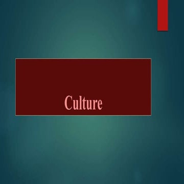 culture | PPTX