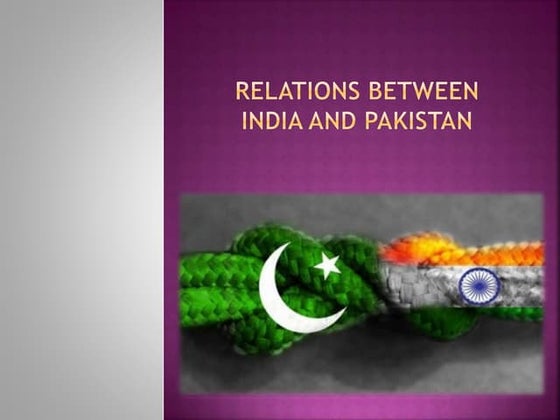 India pakistan relations | DOCX | Islam | Religion & Spirituality