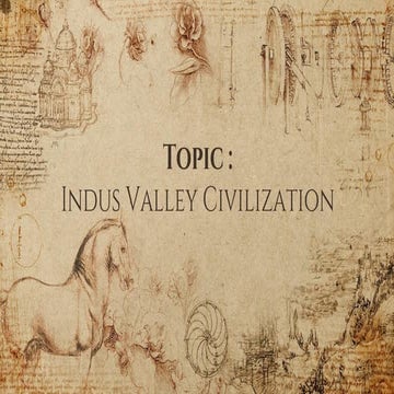 Indus Valley Civilization Presentation | PDF
