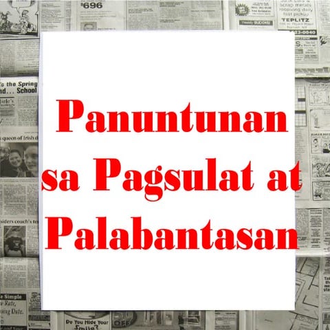 Palabantasan | PPT