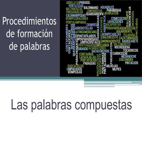 Palabras compuestas | PPTX