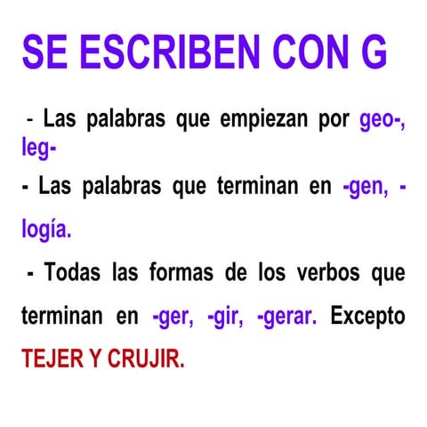 ORTOGRAFÍA G/J | PPS