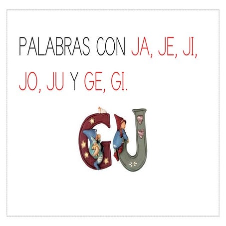 Palabras con ja | PPT