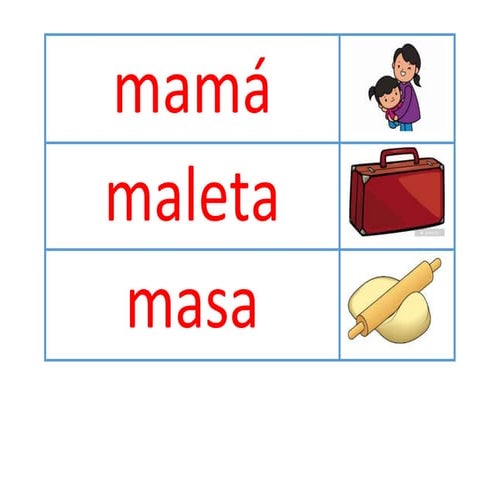 Palabras de juego ma | DOCX