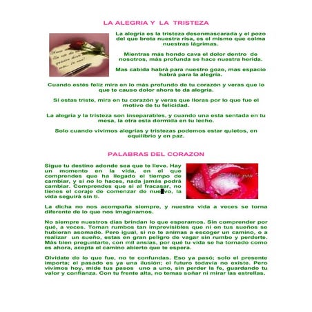 Palabras del corazon | DOC