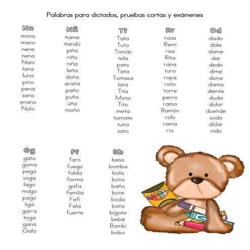 Banco de-palabras-concurso-de-ortografia 2015 | DOCX