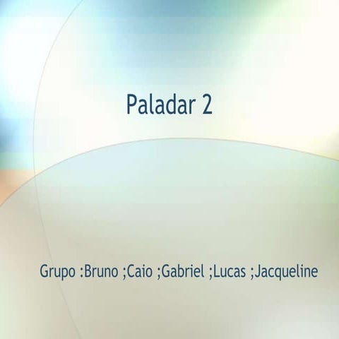 Paladar | PPTX