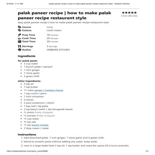 palak paneer recipe.pdf