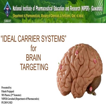 Ideal carrier system for Brain Targeting | PPTX