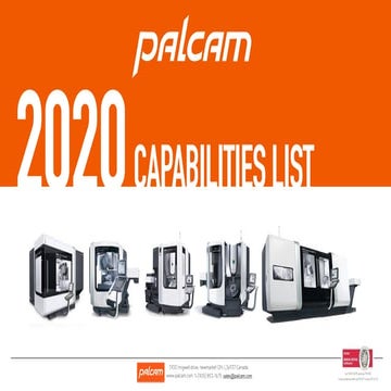 Palcam Capabilities Brochure | PDF