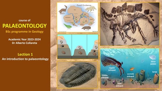 Paleontology Introduction types of fossils.pptx
