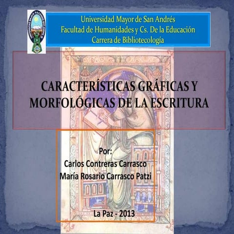 PALEOGRAFÍA. ESCRITURA ANTIGUA | PPTX
