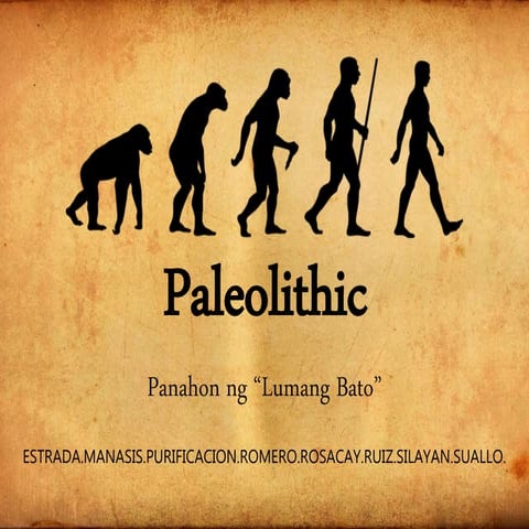 Paleolithic Age | PPTX