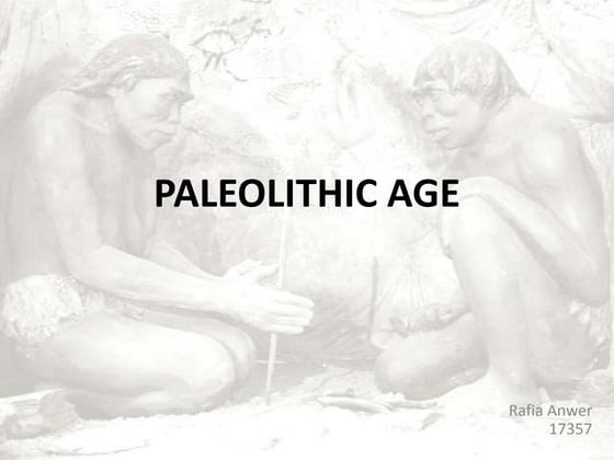 The differences between paleolithic and neolithic ages | PPT | Style ...