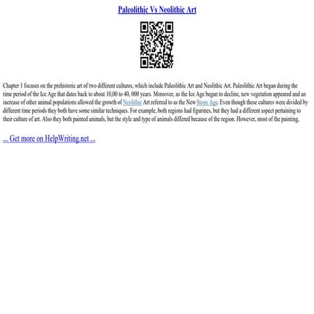 Ppt Neolithic Vs Paleolithic Comparison Posters