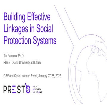 Building Effective Linkages in Social Protection Systems | PPTX ...