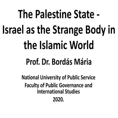 Palestine State | PPTX