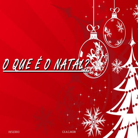Palestra de natal | PPT