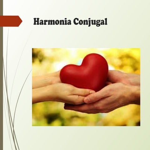 Slide Harmonia Conjugal - preparação para o matrimônio | PPTX
