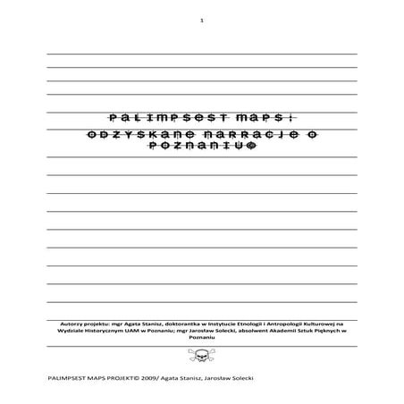 Palimpsest Maps | PDF