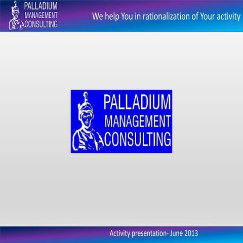Professional Management Consulting in Poland "PALLADIUM" | PPTX