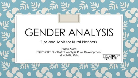 Gender Action Learning System | PPT