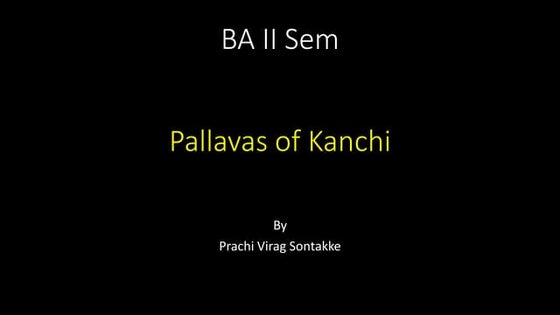 Pallava Dynasty - Architecture and History | PPTX | Hinduism | Religion ...