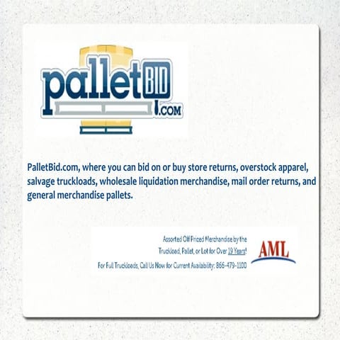Pallet bid | PPT