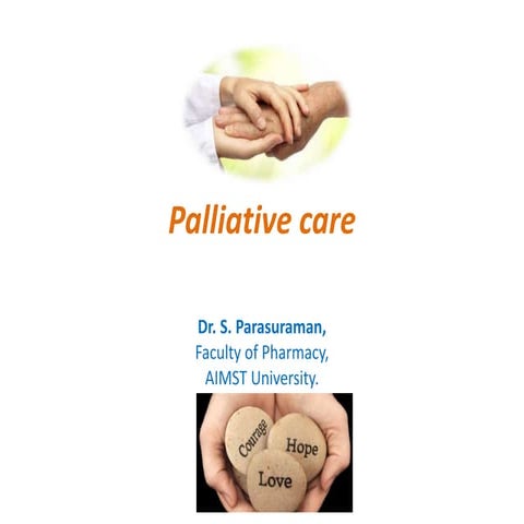 Palliative care | PPTX