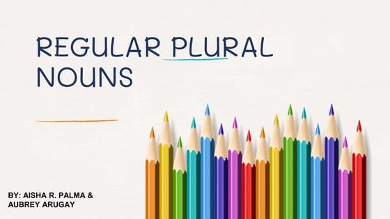 Rules in Forming Plural Nouns | PPTX