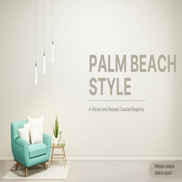 PALM BEACH INTERIOR STYLE - SHREYA ASATI | PDF