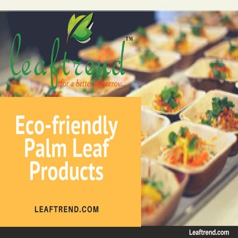 Palm leaf products from Leaftrend | PPT