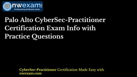 How to Prepare for Palo Alto CyberSec-Apprentice Certification? | PPT