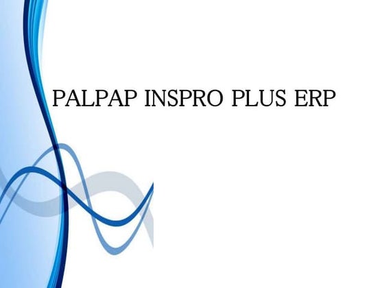 Palpap erp @ adhiyamaan college of engineering | PPTX | Computer Software and Applications ...