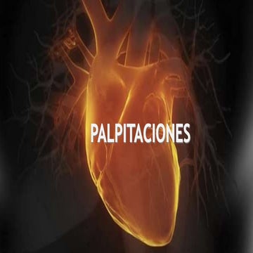 Palpitaciones | PPTX