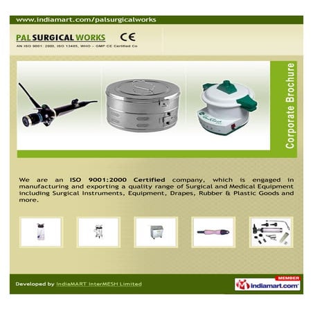PAL SURGICAL WORKS, Delhi, Surgical and Medical Equipment | PDF