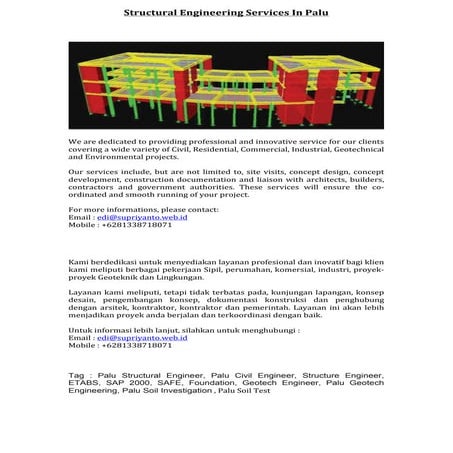 Palu structural engineer | PDF