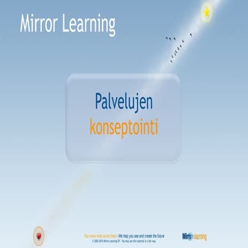 Palvelujen konseptointi a.rotko mirror learning | KEY