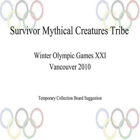 Winter Olympics Board MCT | PPT