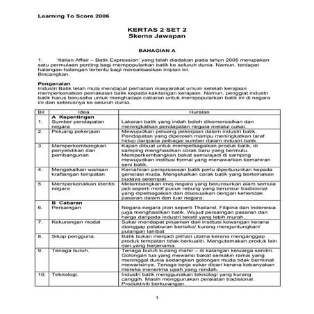 P.Am Skema Kertas2 Set2 | PDF