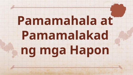 Pamamahala ng hapones sa pilipinas | PPTX
