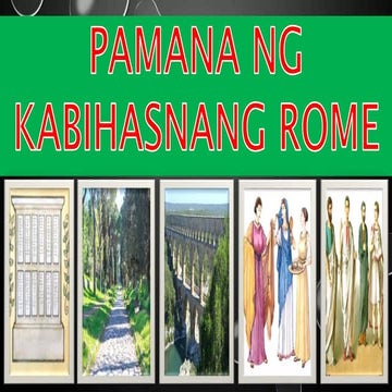 Kabihasnang Rome Ppt Slides 446 Ancient Rome Collage Stock Photos