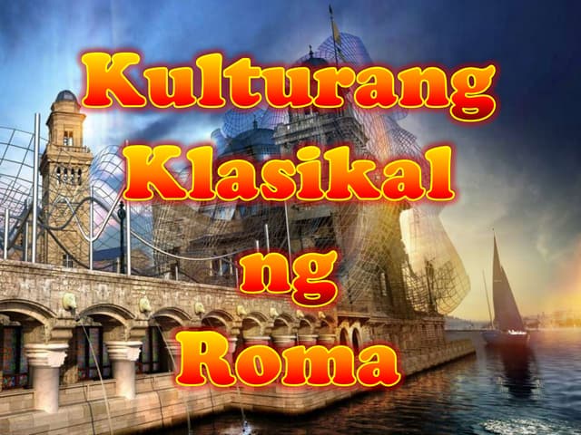 Ambag ng Rome | PPTX