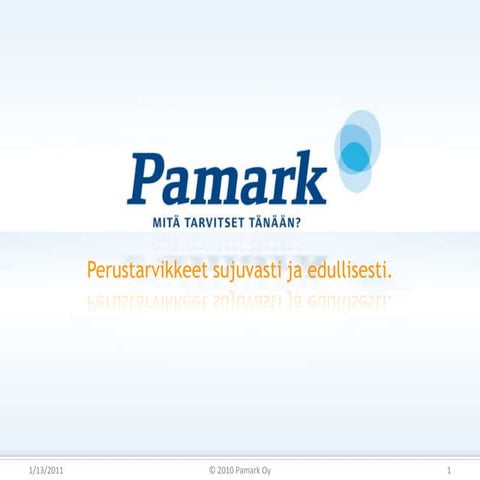 Pamark yritysesittely | PPT