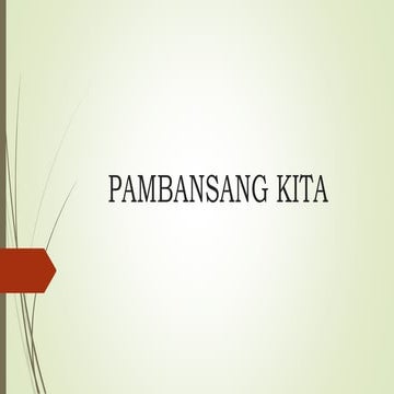 Pambansang kita | PPTX