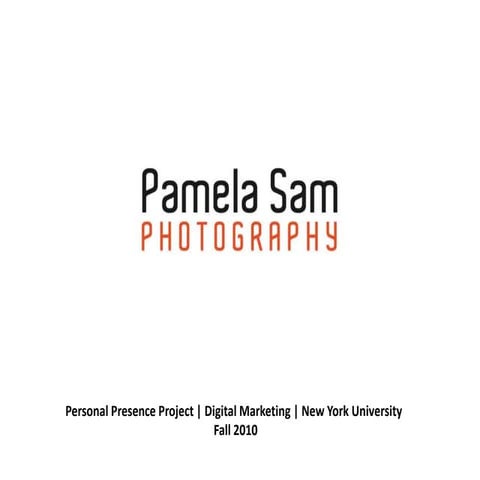 Pamela sam photography slideshare | PPTX